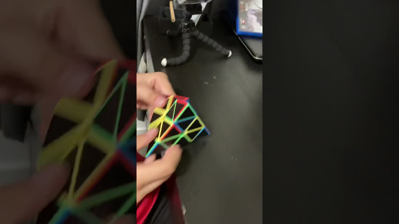 How to solve a pyraminx/pyramid Rubiks cube - YouTube