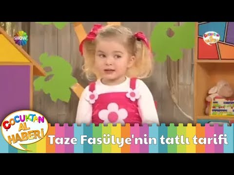 Ebrar 'dan Taze Fasülye'nin tatlı tarifi