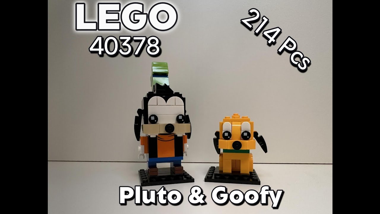 LEGO Pluto & Goofy Speed Build - YouTube