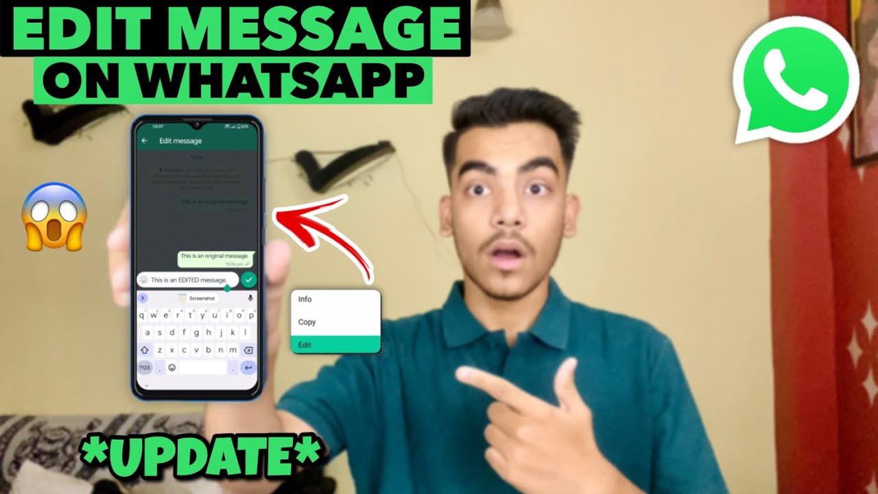 WhatsApp Edit Message | How To Edit WhatsApp Messages | WhatsApp New ...