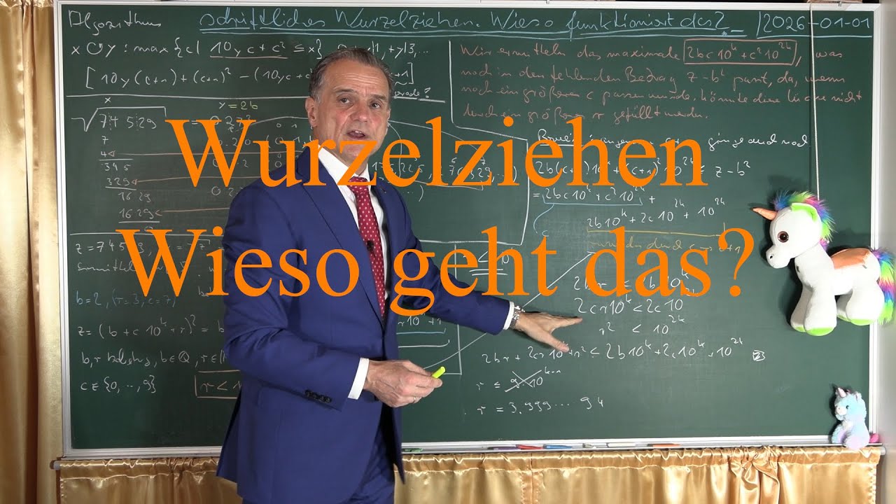 v1.7.5.3.2 (Mittel) Reele Zahlen - Schriftliches Wurzelziehen wieso ...