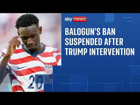 UEFA accuses FIFA of crossing 'red line' by suspending US striker's red card ban