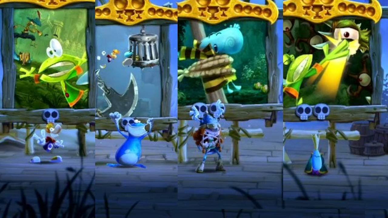 Rayman Legends Definitive Edition - All Characters Victory Poses - YouTube