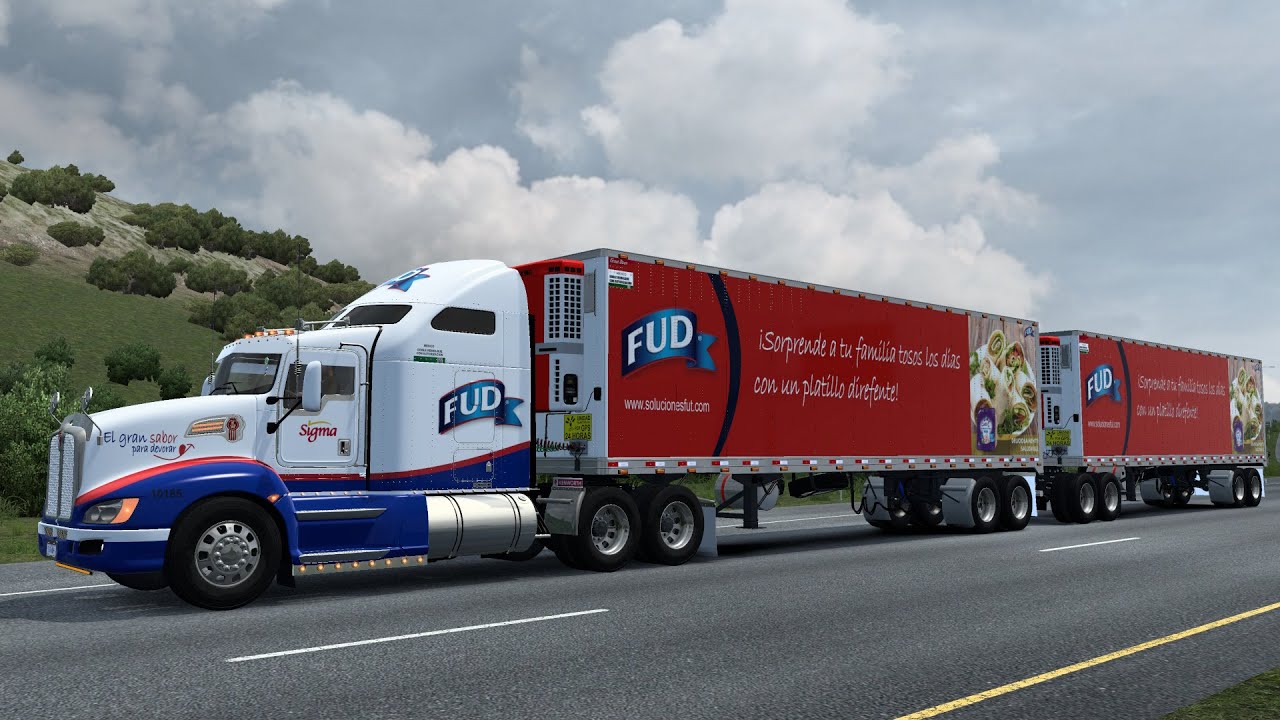 FUD 100 % CALIDAD / ZACATECAS HAY TE VOYY / KENWORTH T660 / ATS 1.46 ...