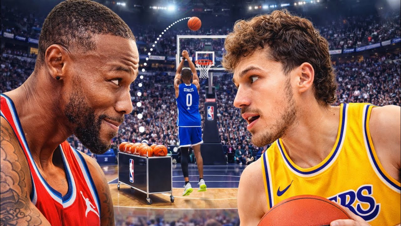 Chris Staples vs Jesser in the NBA 3 Point Contest - YouTube