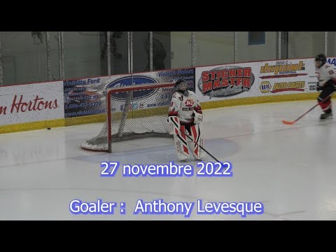 2022 11 27 Goaler Anthony Levesque - YouTube