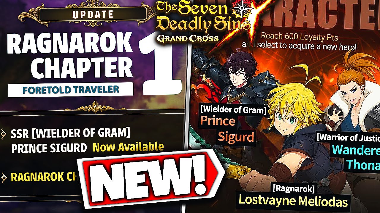 RAGNAROK IS HERE FOR GLOBAL!! HUGE UPDATE COMING! | 7DS: Grand Cross ...
