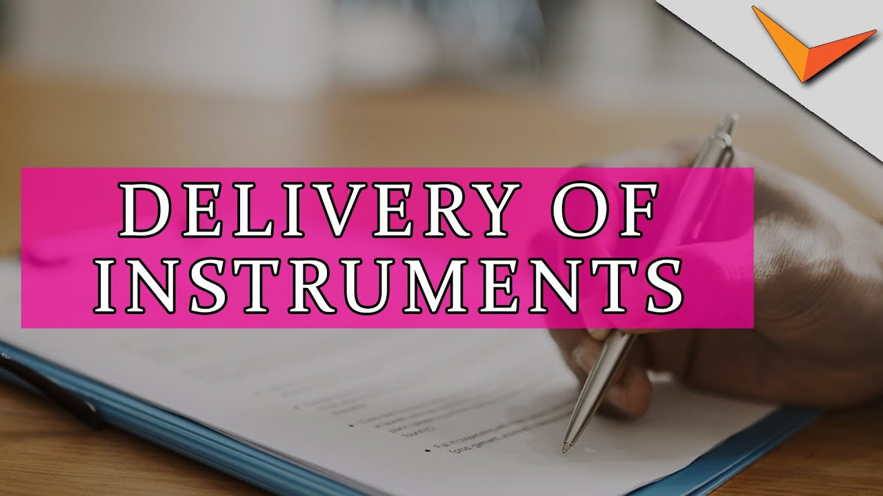 Delivery of Instruments & Record Retention - YouTube