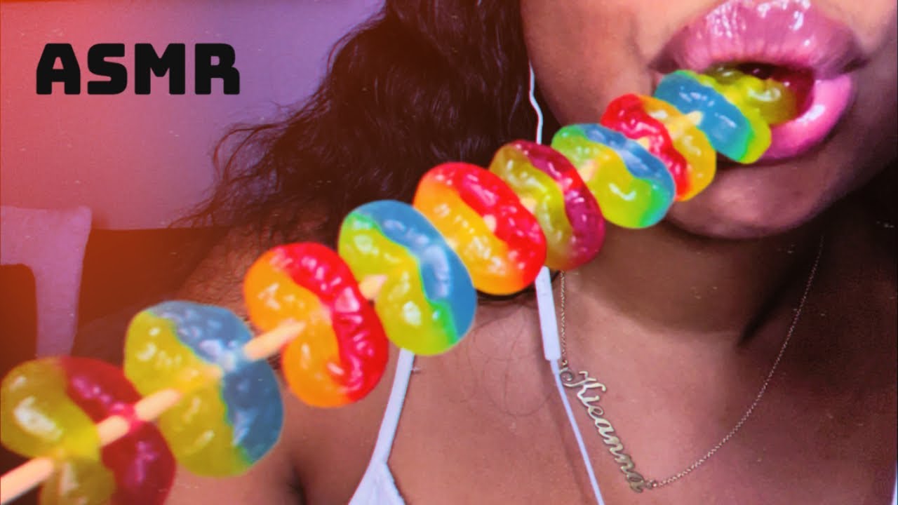 ASMR | Gummy Candy Noms 👄 M0uth Sounds 😴 Sleep & Relaxation - YouTube