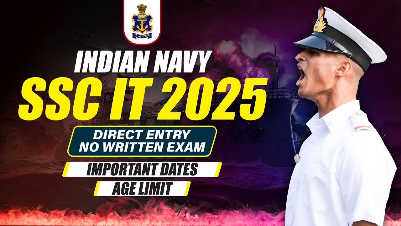 Indian Navy SSC Executive (IT) Recruitment 2025 Apply Online | Navy SSC ...