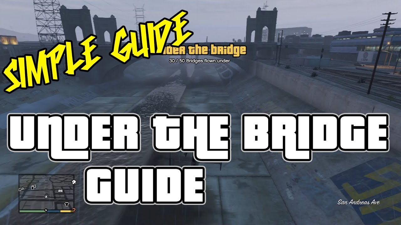 GTA 5 ALL UNDER THE BRIDGE Locations Guide - GTA V Grand Theft Auto 5 ...