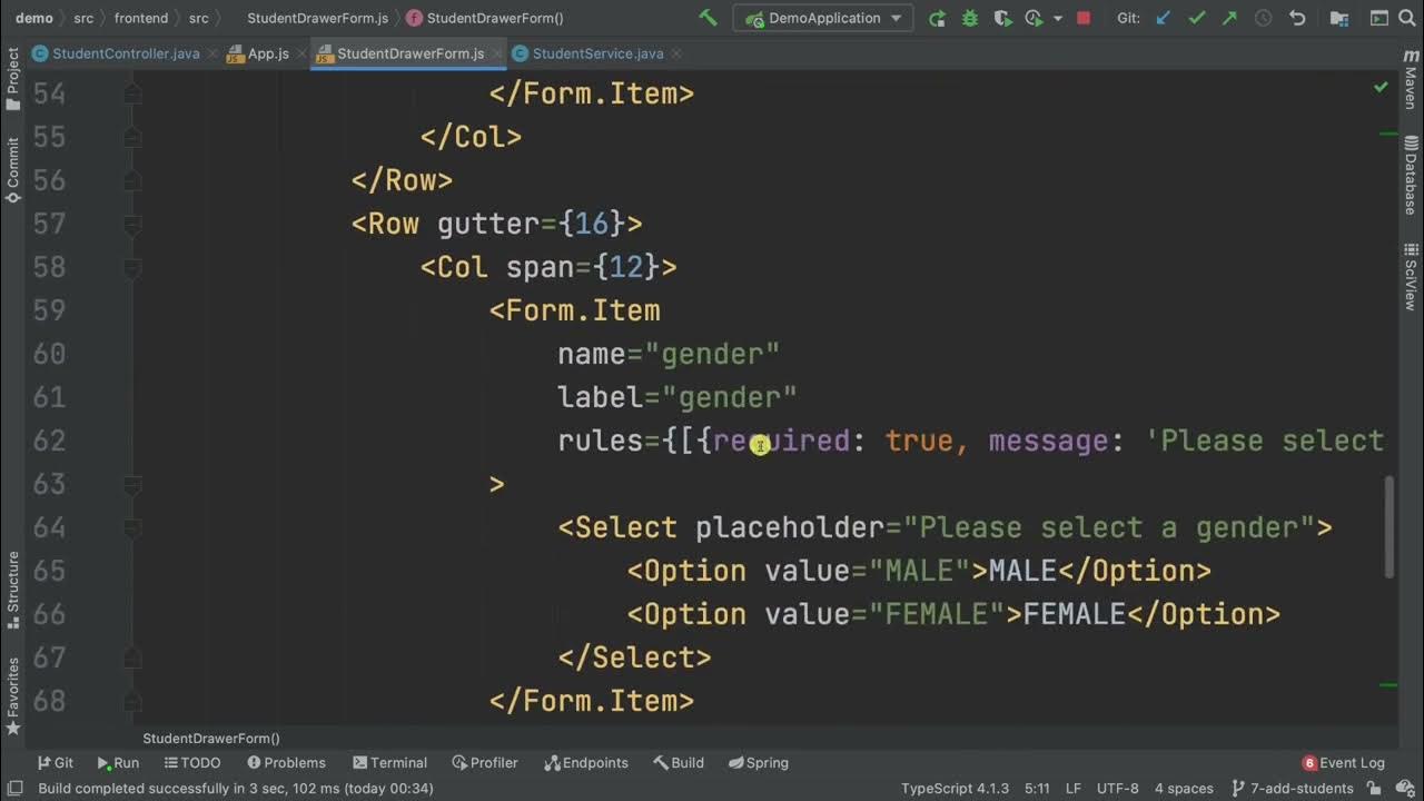 Amigos Code Full Stack Spring Boot and React PROFESSIONAL part 056 ...