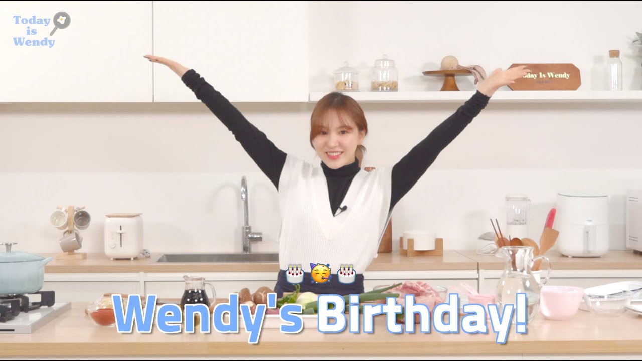 Today is...WENDY’s Birthday!🥳💙 | 오늘은 웬디... - YouTube