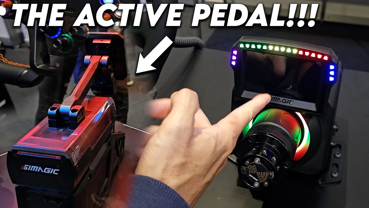 Simagic Unveils Their ACTIVE PEDAL! 2025 Hardware ft. Simagic Co ...