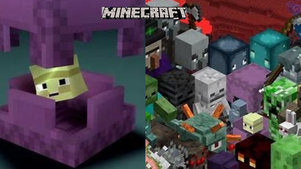 Shulker vs all mobs | Minecraft mob battle - YouTube