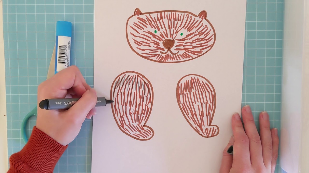 Wombat Paper Plate Craft with Sarah. - YouTube