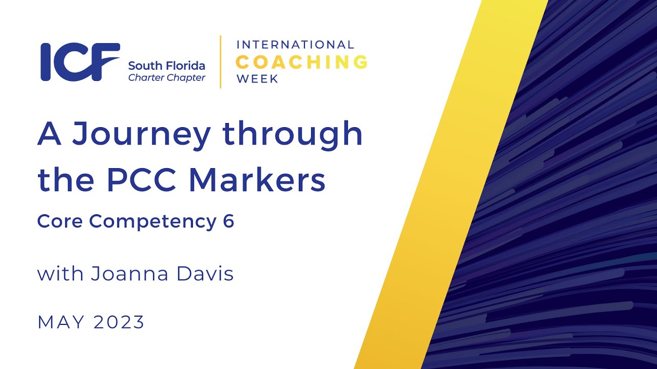 Journey Through the PCC Markers- Core Competency 6 - YouTube