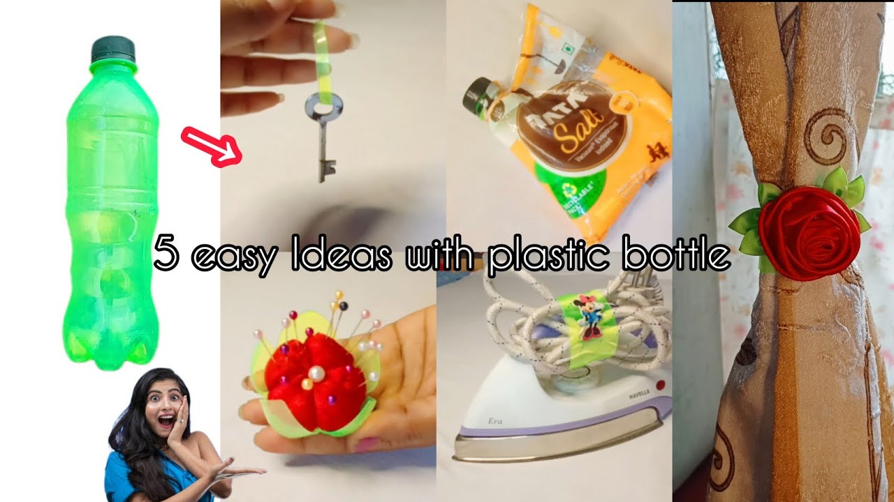 DIY Plastic bottle reuse ideas / Free Cost Ideas / Waste material craft ...