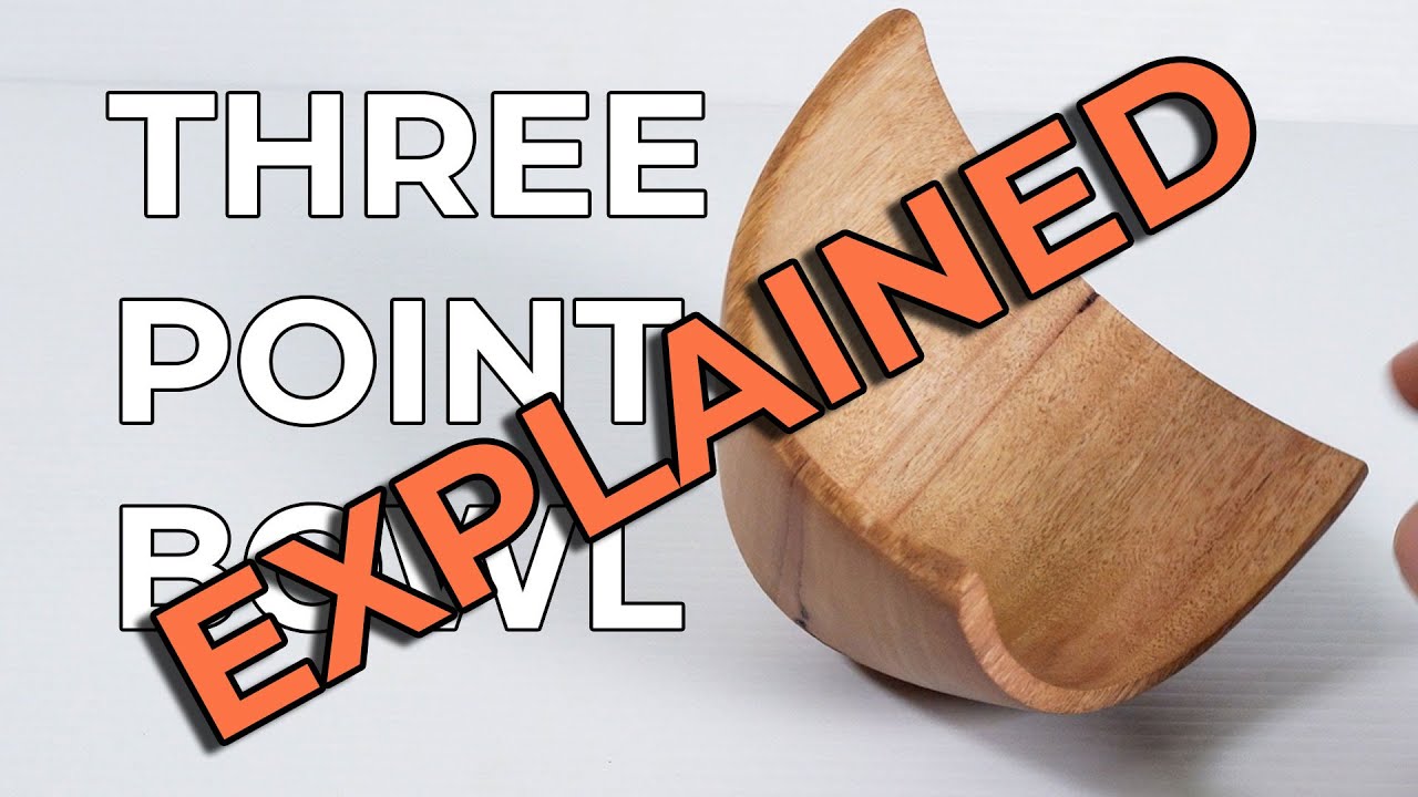The 3 Point Bowl | The Silent Woodturner Explained - YouTube