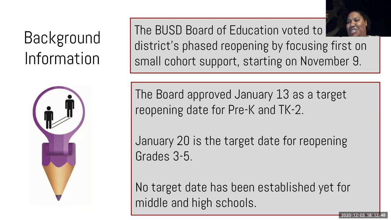 Berkeley USD High Schools Town Hall December 3, 2020 - YouTube