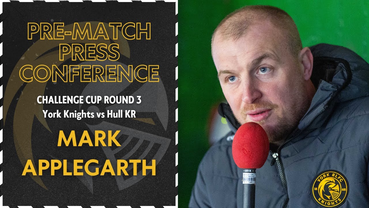 PRE-MATCH INTERVIEW | MARK APPLEGARTH | Hull KR (H) | Betfred Challenge ...