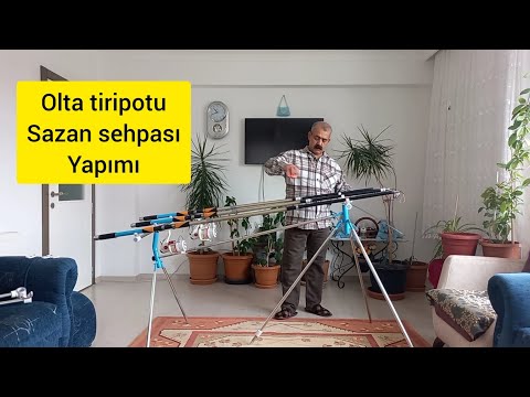 Olta tiripotu.Sazan sehpası yapımı