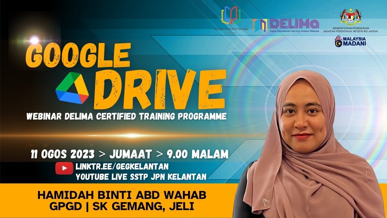 Siri Webinar DCTP 3.0 : Google Drive (Level 1 & 2) - YouTube