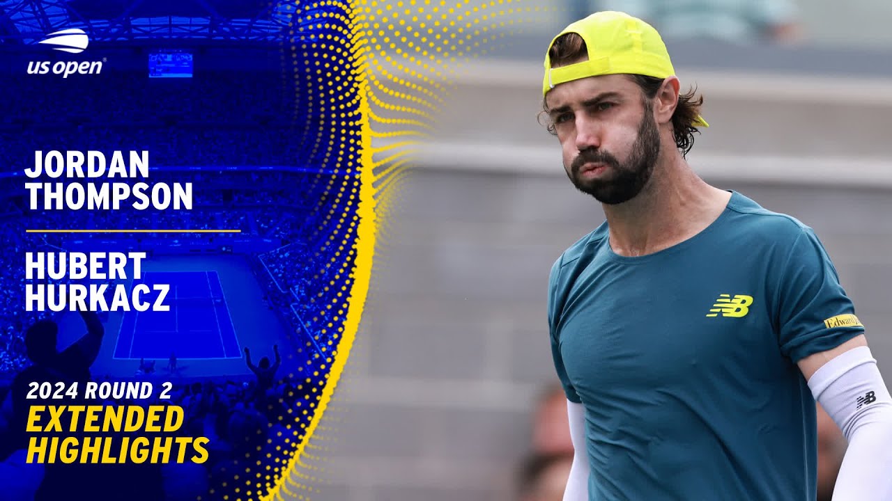Jordan Thompson vs. Hubert Hurkacz Extended Highlights | 2024 US Open ...
