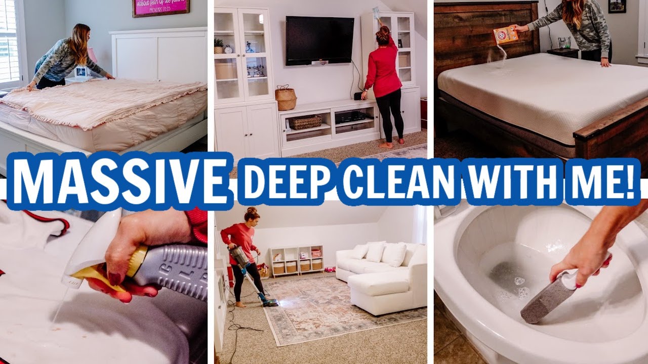 2021 MASSIVE DEEP CLEAN WITH ME! | EXTREME CLEANING MOTIVATION - YouTube