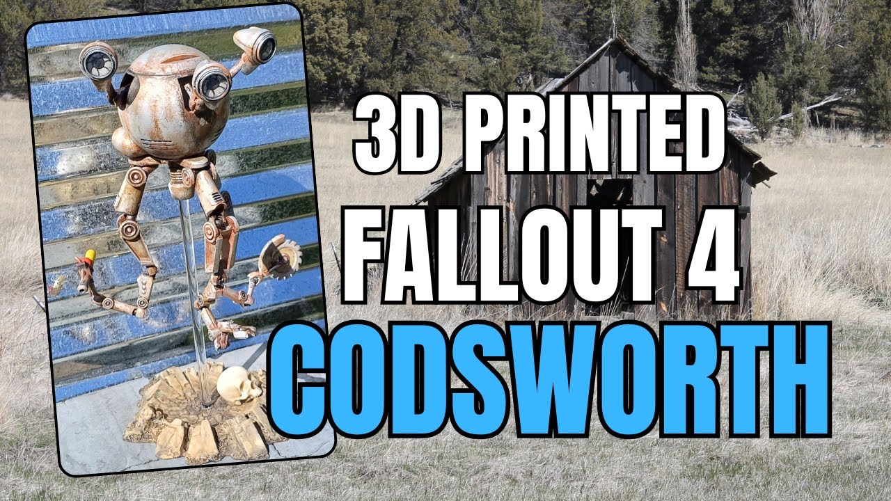 My 3D Printed Codsworth from Fallot 4 - YouTube