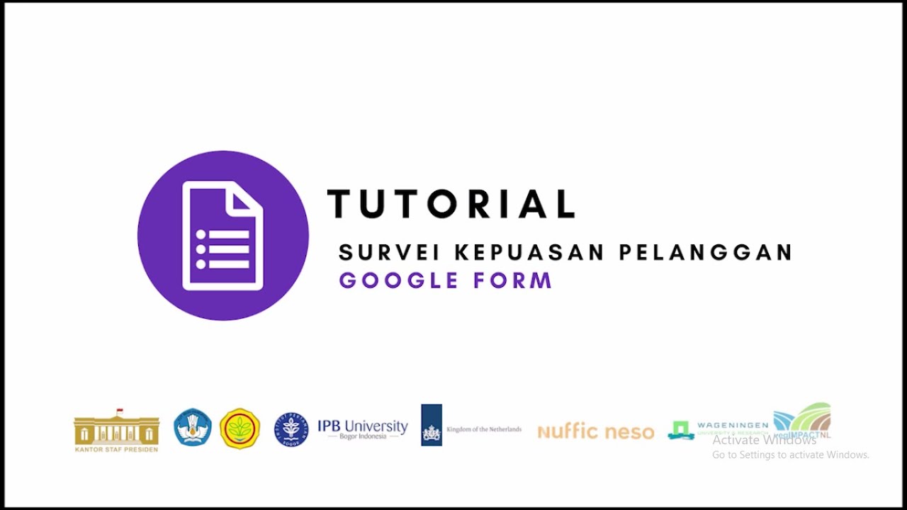 Google Form - Tutorial Survei Kepuasan Pelanggan - YouTube