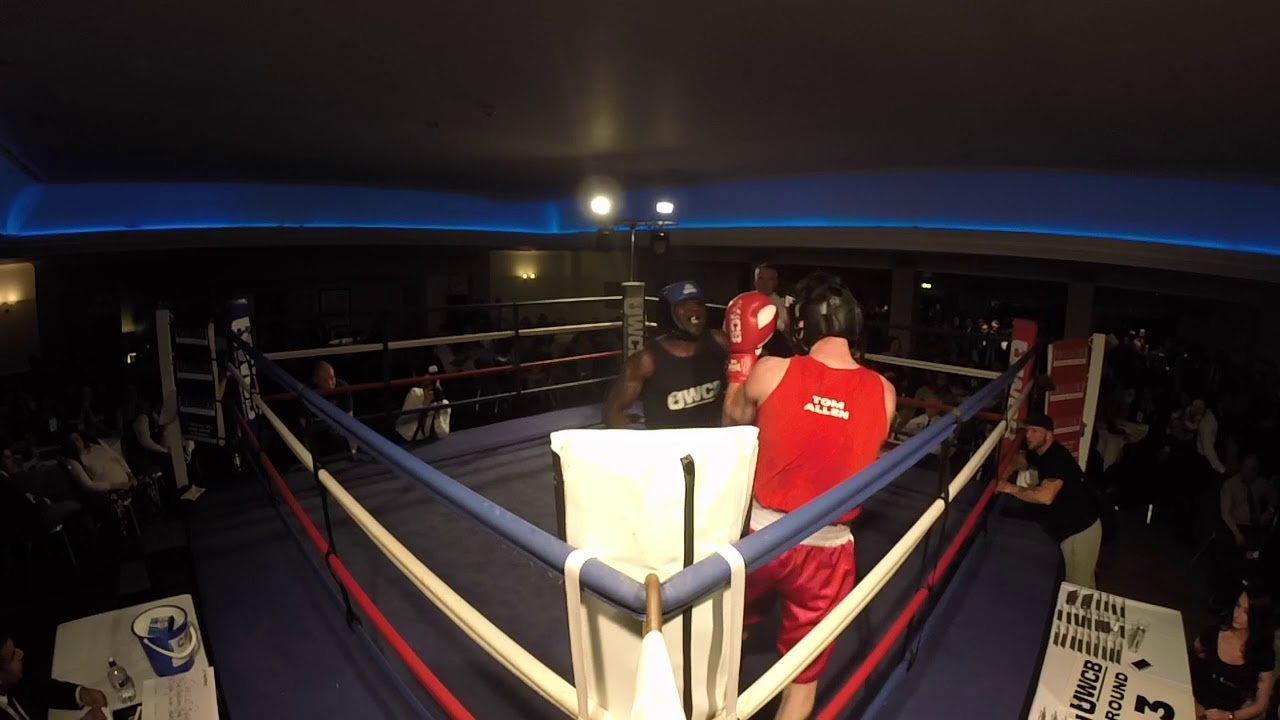 Ultra White Collar Boxing | Gloucester | Tom Allen VS Winnie Dee - YouTube