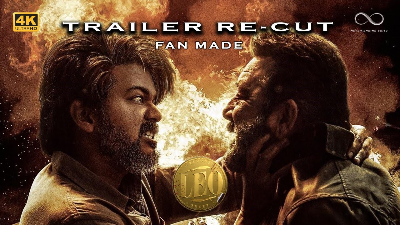 LEO TRAILER RE-CUT X BADASS || THALAPATHY VIJAY|| LOKESH KANAGARAJ ...