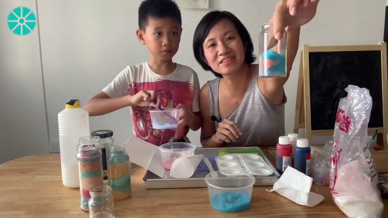 Create A Salt Art Jar - YouTube