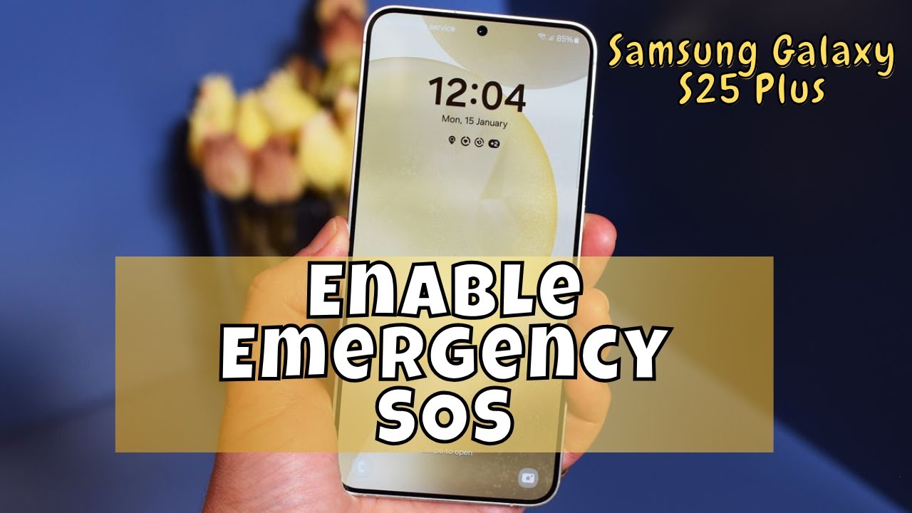 How to Enable Emergency SOS on Samsung S25 Plus - Turn Off Emergency ...