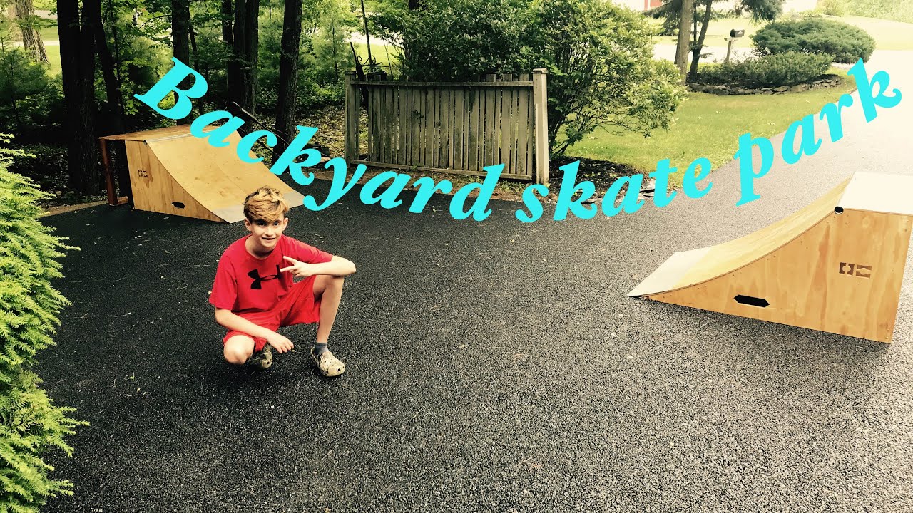 Building a backyard skate Park - YouTube
