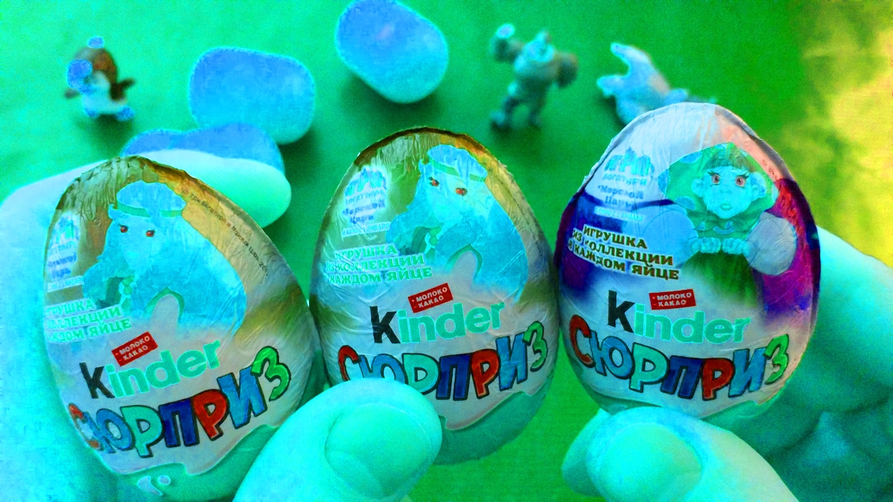 2017 New Kinder SURPRISE UNBOXING Russian TOYS - Tri bogatyrya - YouTube