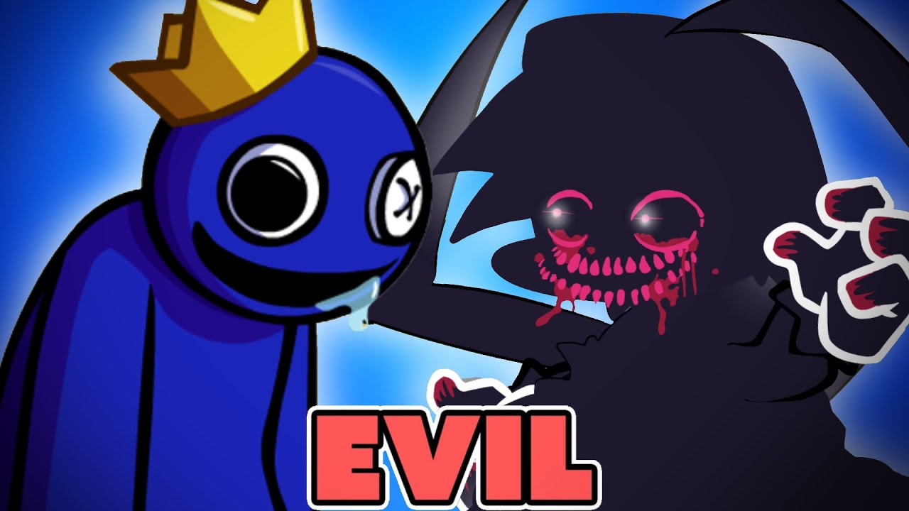 FRIDAY NIGHT FUNKIN' mod EVIL Boyfriend VS Blue - YouTube