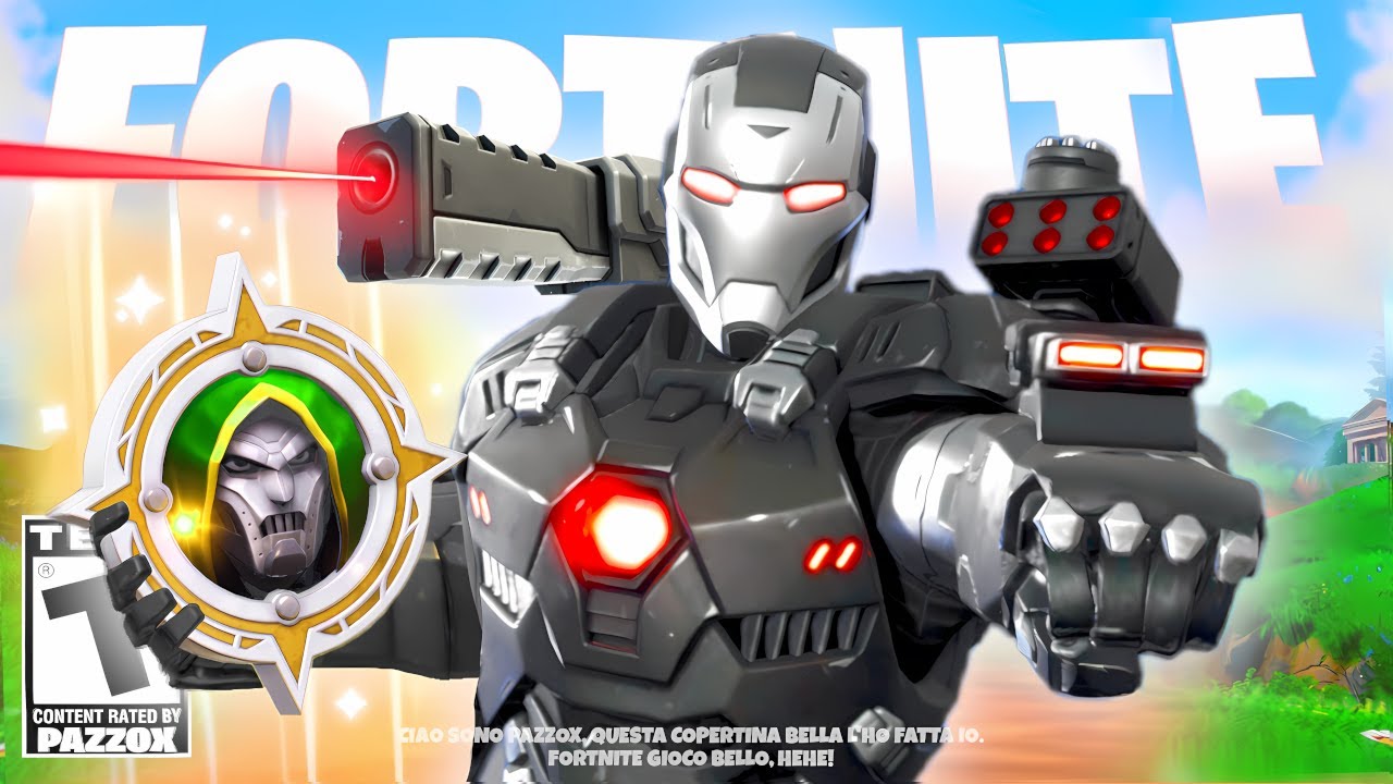 USO SOLO I POTERI DI WAR MACHINE SU FORTNITE MARVEL Capitolo 5 - YouTube