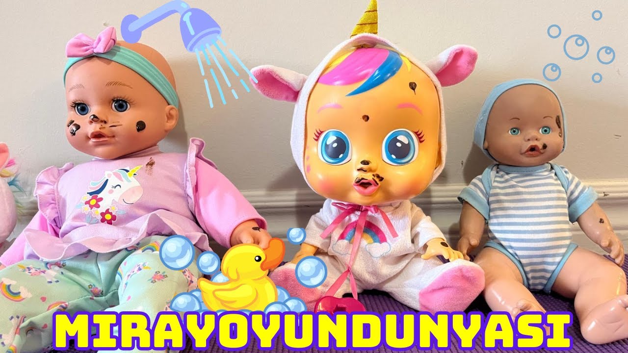 CRY Babies Banyo Yapma ve Bebek Bakma Oyunu, Evcilik | EĞLENCELİ ÇOCUK ...