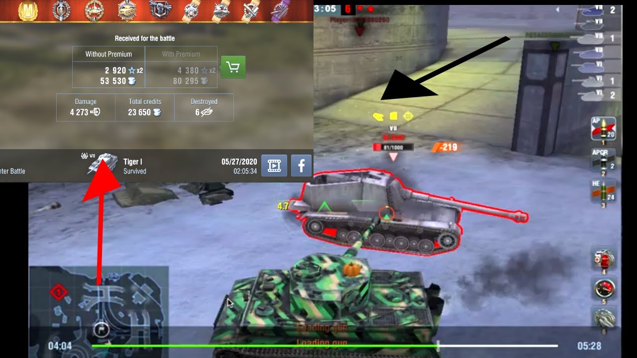 World of Tanks Replay 5 @WorldofTanksBlitz_official - YouTube