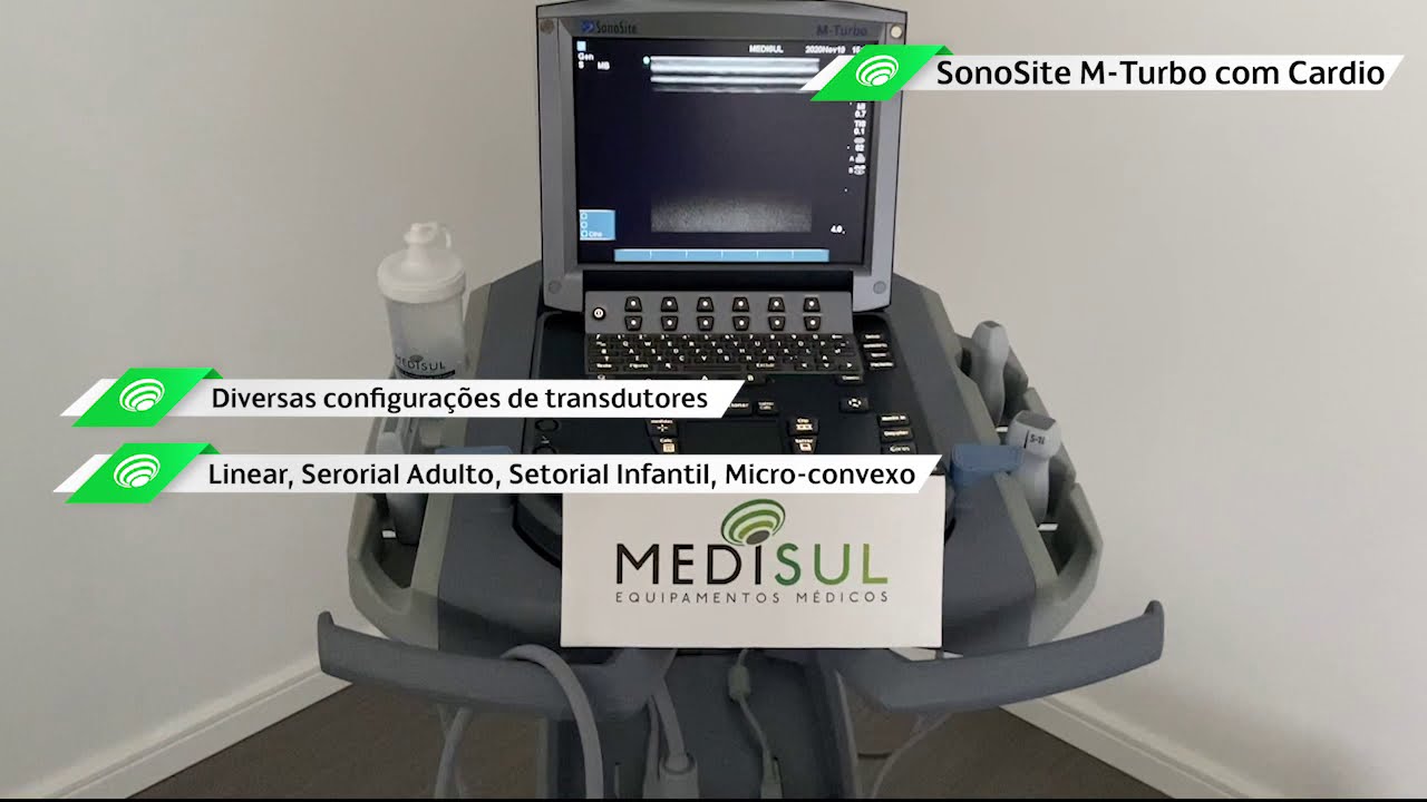 Medisul - SonoSite M-Turbo com Cardio - YouTube