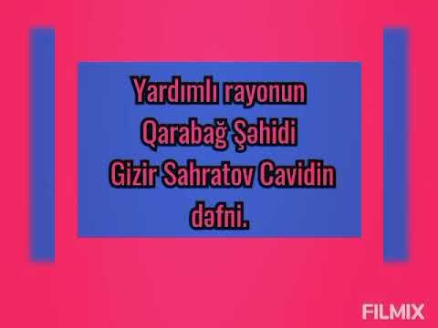 Şəhid Gizir Sahratov Cavid Əlikömək oğlu İkinci Qarabağ Şəhidi.