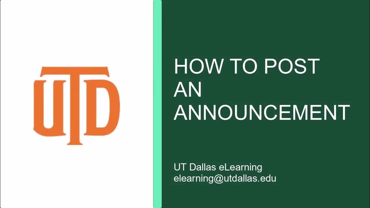 How To Post An Announcement YouTube how-to-post-an-announcement-youtube