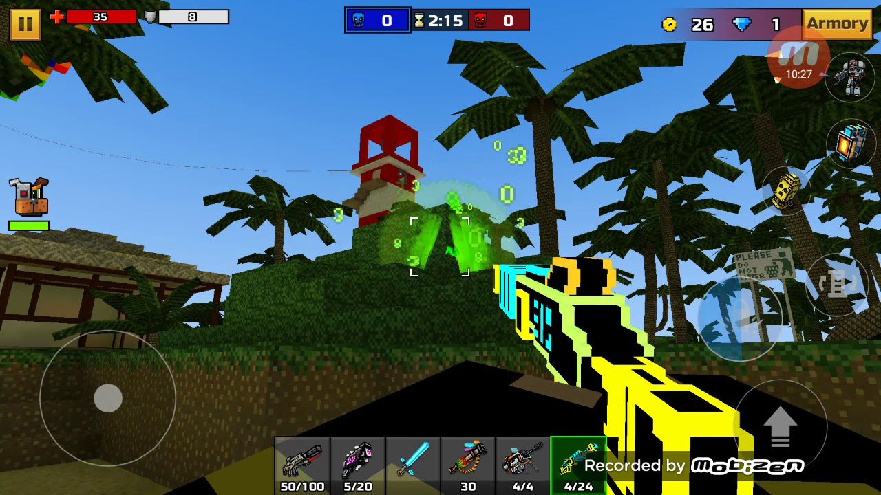 Pixel Gun 3D Shooting and Reloading animations of every gun I own ...