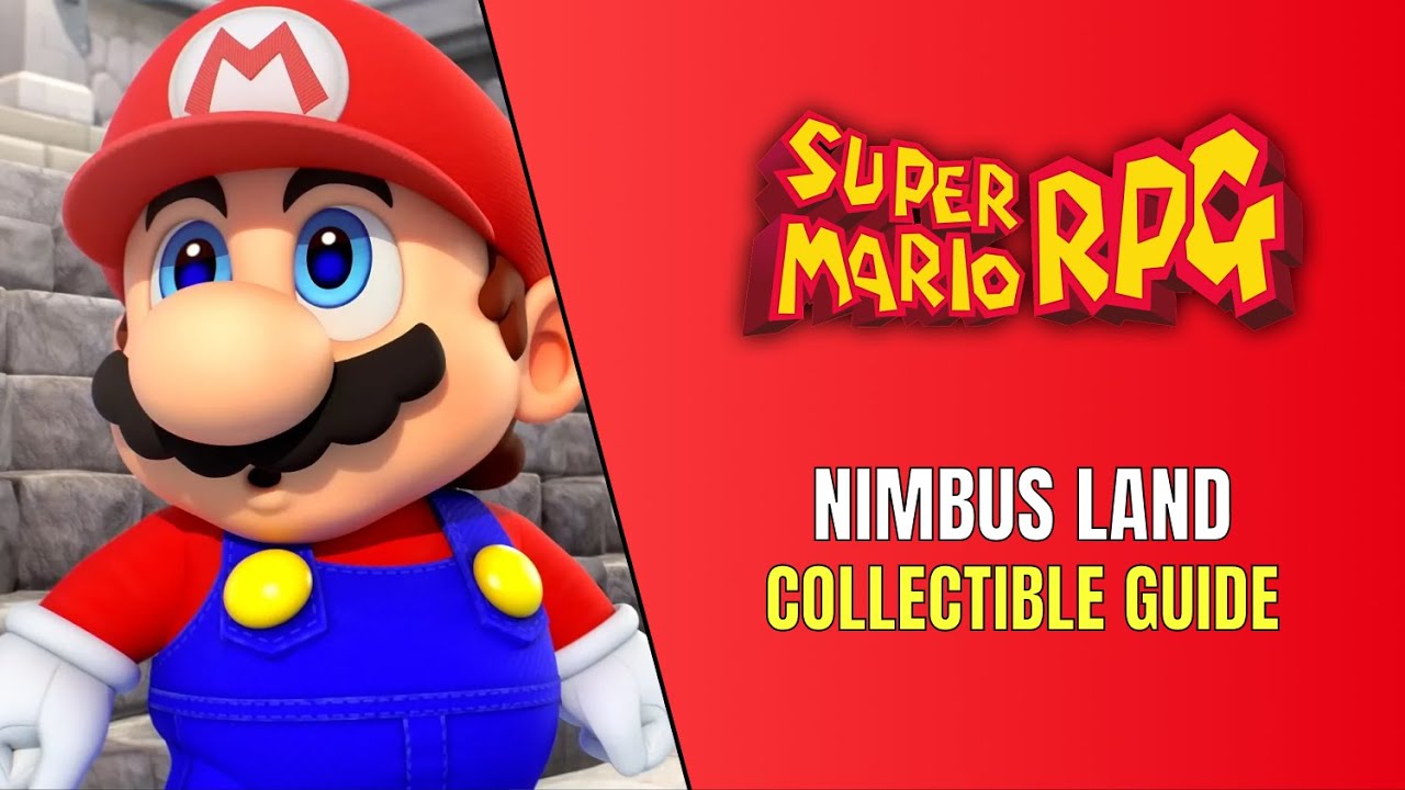 Super Mario RPG Nimbus Land All Collectible Locations 100% Guide - YouTube