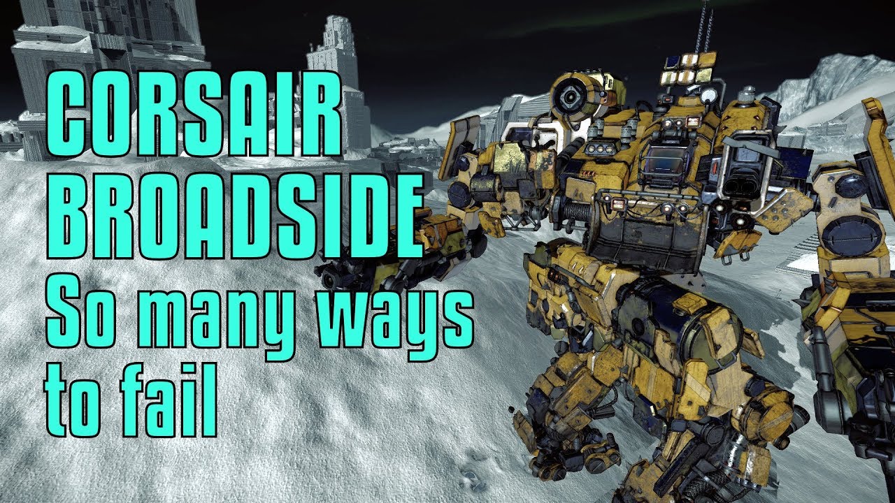 Corsair Broadside COR-BR: The Most Pointless Assault Mech - MechWarrior ...