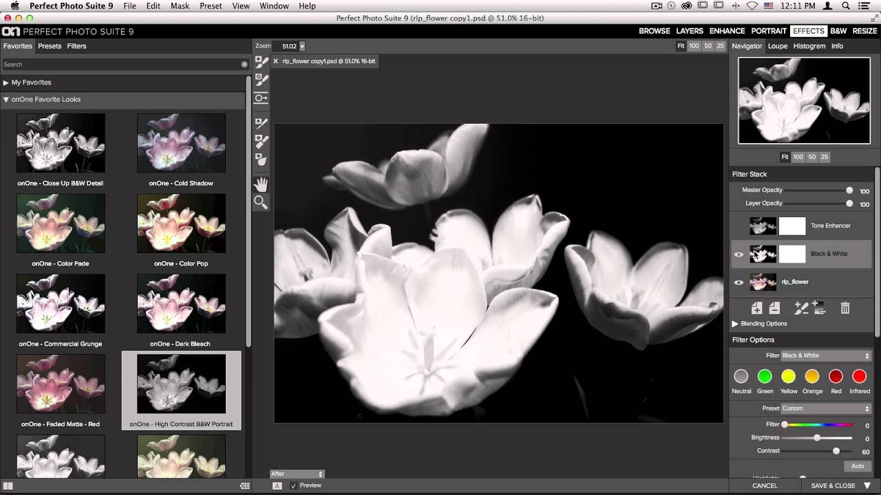 The High Contrast B&W Look - YouTube