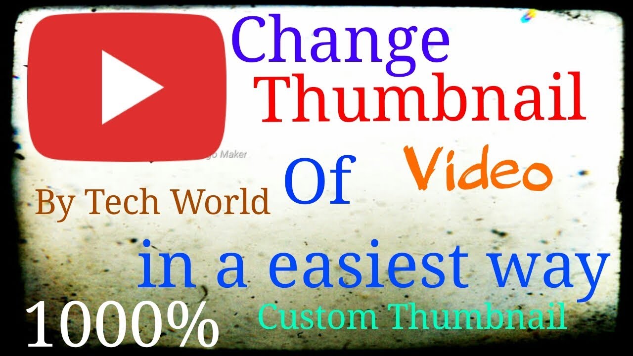How to change the thumbnail of video file | Change coverart| Thumbnail ...