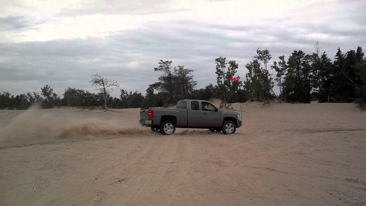 2012 Chevy Silverado Silver Lake Sand Dunes - YouTube